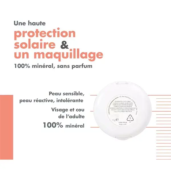Avène Solaire Haute Protection Compact Teinté SPF50 Doré 10g | Pas cher