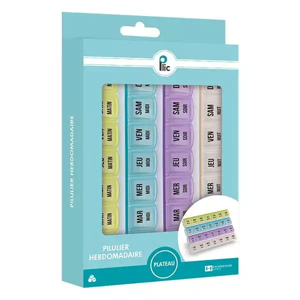 Plic Care Pilulier Habdomadaire Plateau