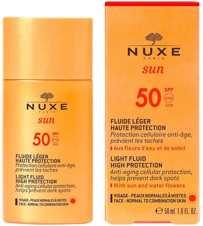Nuxe Sun Fluido Ligero SPF50 50 ml - Atida