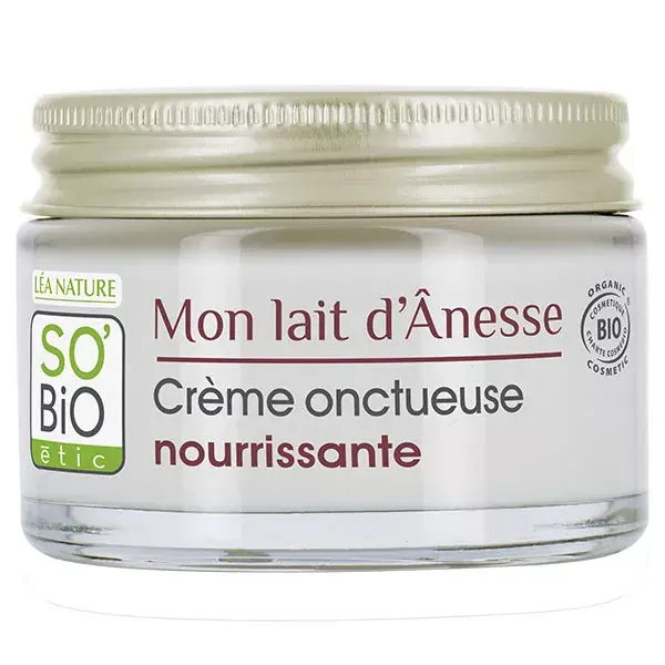 So'Bio Étic Mon Lait d'Ânesse Crème Onctueuse Nourrissante Bio 50ml ...
