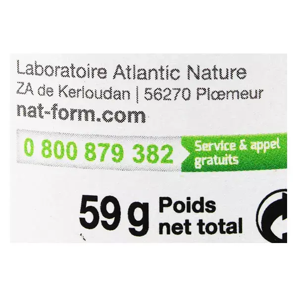 Nat & Form Original Plantain 200 gélules | Pas cher