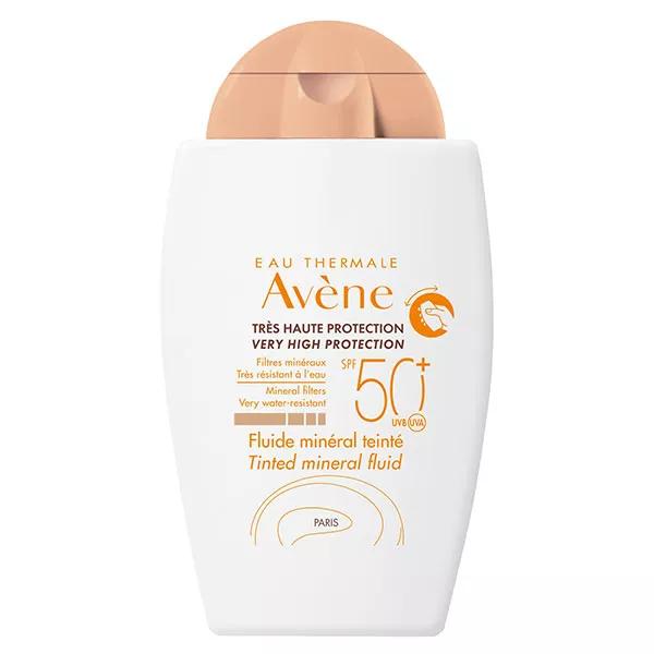 Avène Eau Thermale Solaire Tinted Mineral Fluid SPF 50+ 40 ml | French ...