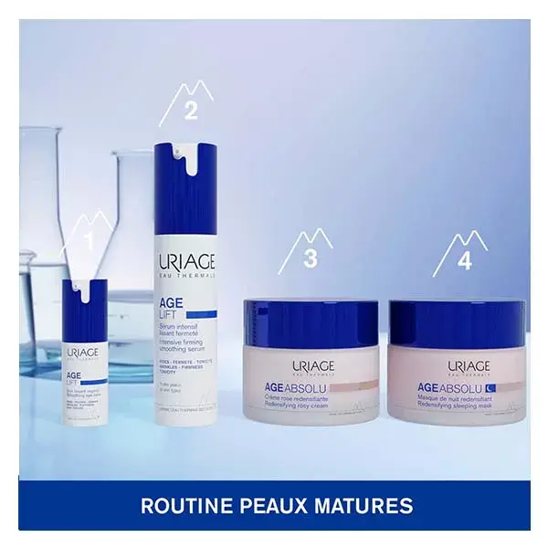 Uriage Age Absolu Crème Rose Redensifiante Nourrissante Anti-Rides 50ml ...