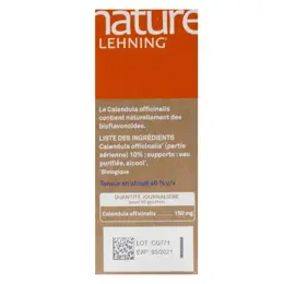 Lehning Nature Calendula Officinalis Bio 60ml | Pas cher