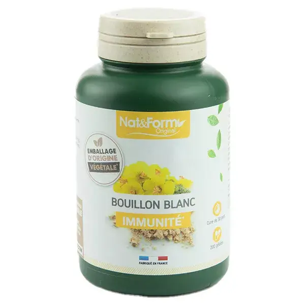 Nat & Form Original Bouillon Blanc 200 gélules | Pas cher