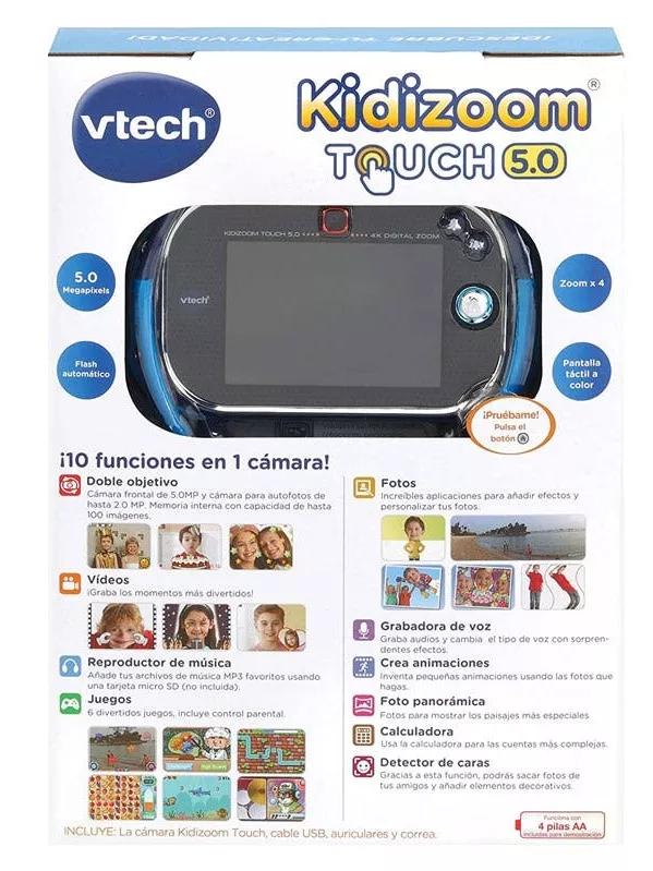 VTech Cámara Kidizoom Touch 5.0 Azul - Atida