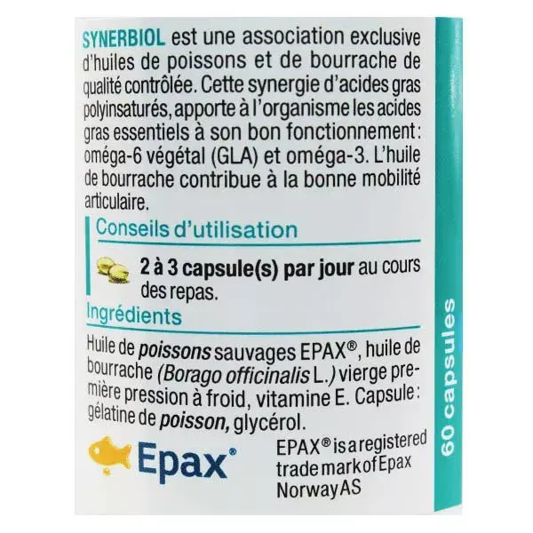 Nutergia Synerbiol 60 capsules | Pas cher