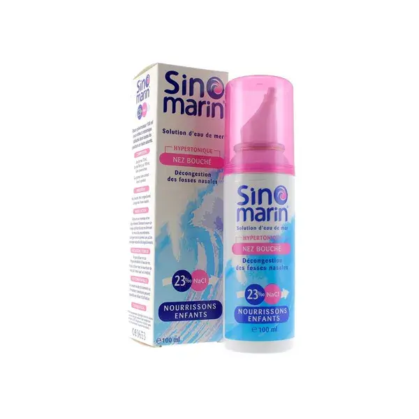 Sinomarin Hipertónico Infantil Bebés Nariz Taponada 100ml | Sanareva