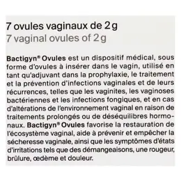 Bactigyn Équilibre Intime 7 ovules vaginaux | Pas cher