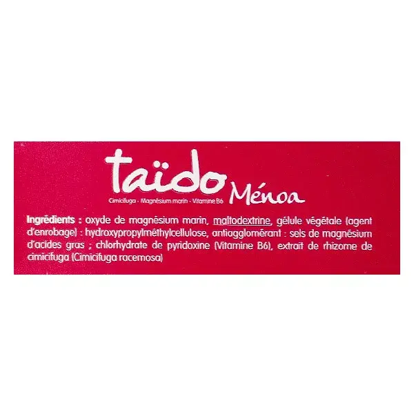 Taïdo Menoa 60 gélules | Pas cher