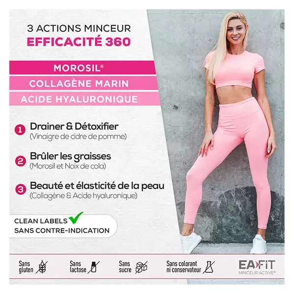 EAFIT Minceur 360 Poudre - Morosil + Collagène Marin + Acide ...