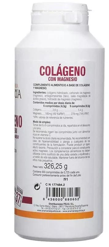 Ana Maria LaJusticia Colágeno y Magnesio Formato Familiar 450 Comprimidos - Atida