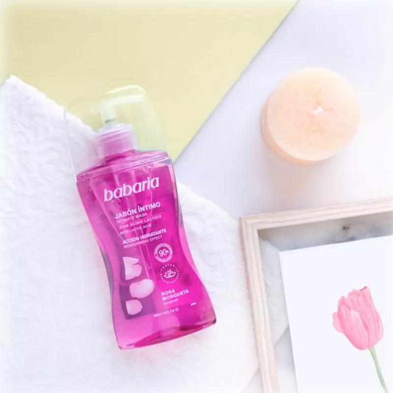 Babaria Jabón Íntimo Rosa Mosqueta 300 ml - Atida