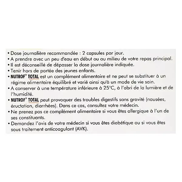 Théa Nutrof Total Lot de 2 x 180 capsules | Pas cher
